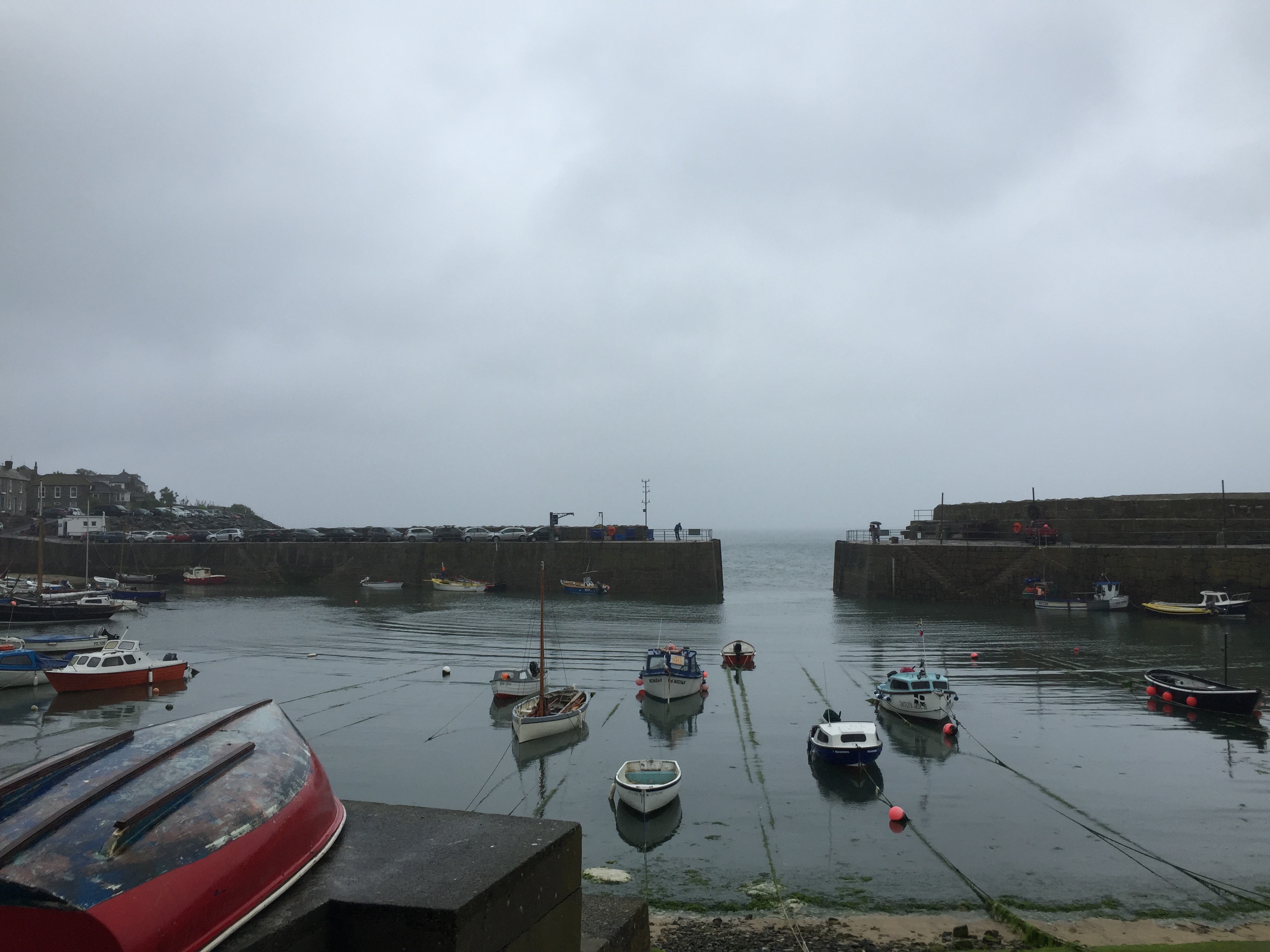 Mousehole in the rain – Penelope Walker – writer